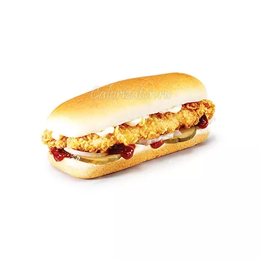Sandwich Longger Kentucky BBQ - Kalori, Ciri-ciri Berguna, Manfaat dan kemudaratan, Penerangan