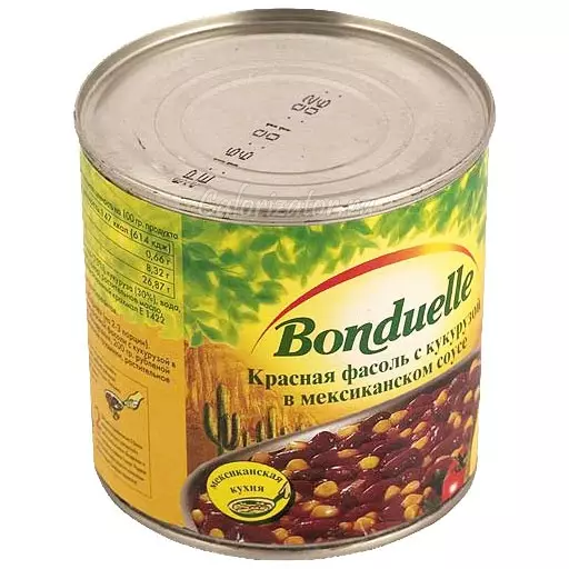 Bonduel Red Bean mei mais yn Meksikaanske saus