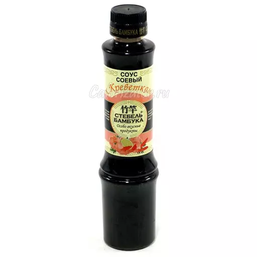 Соевият сос skell бамбук за скариди - calorieness, полезни свойства, ползи и вреди, описание