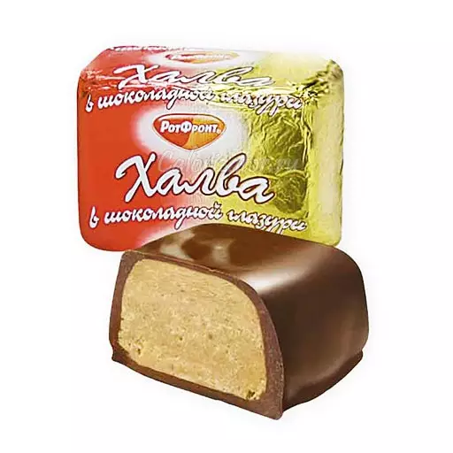 Halva Roth framför choklad