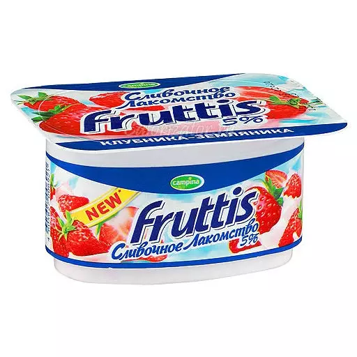 Fruttis মাখনের মতো স্ট্রবেরি স্ট্রবেরি