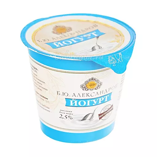 Yoghurt b.yu. Aleksandrov ti ara 2.5%