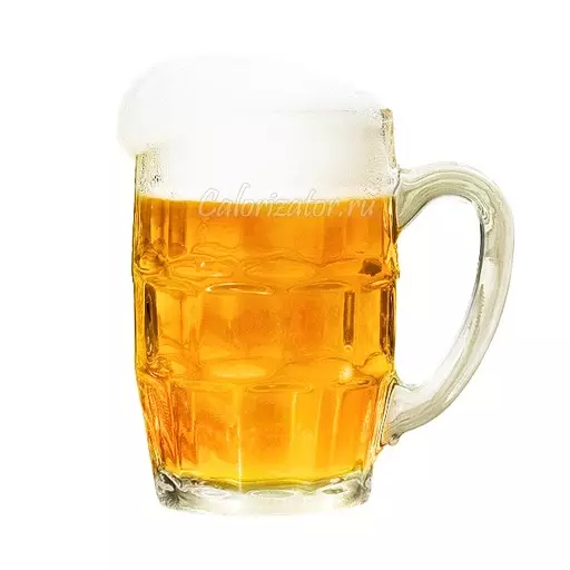 啤酒燈4.5％ - 卡路里，有利的屬性，益處和傷害，描述