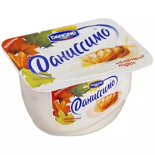 Danissimo јаболко пита.