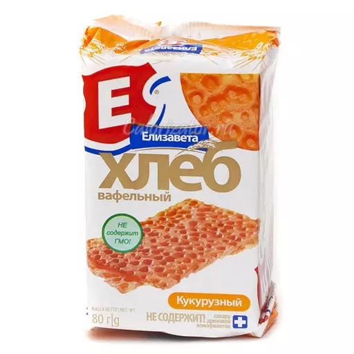 Elizabeth Bread Waffle Corn - Kalorie, Voordelige Eienskappe, Voordele en Harm, Beskrywing