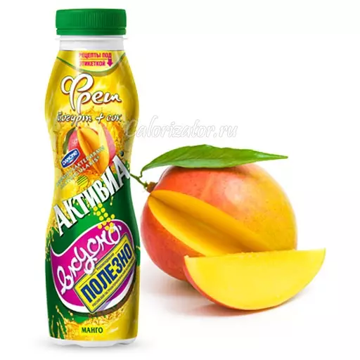 Fresh Mango-aktivearring - kalorie, nuttige eigenskippen, foardielen en skea, beskriuwing