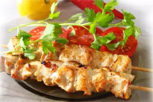 Turkey Fillet Kebab.