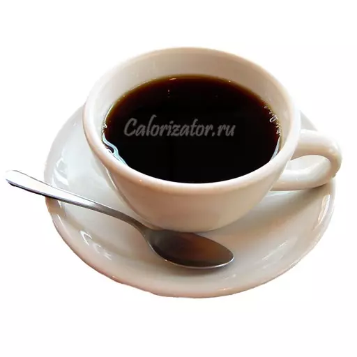 Coffee Black - Калория, пайдалуу касиеттери, жөлөкпулдар жана зыян, сүрөттөмө
