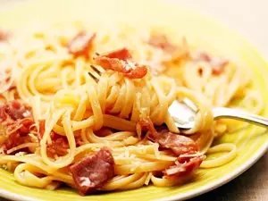 Spaghetti Carbonara.