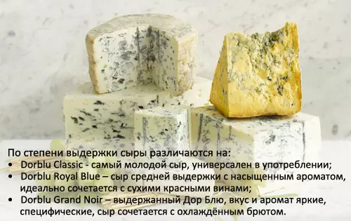 치즈 Dor 블루의 종류