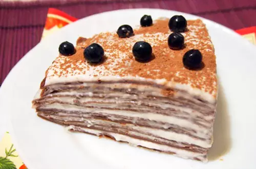 Chocolate Pancake Cake