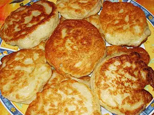 Lenten pancakes on yeast