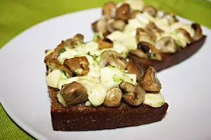 Pratos de cogumelos - tudo sobre comida e cozinhar