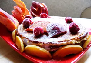 Fruit Waffle kaka