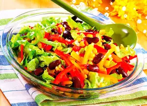 Vegetarian bean salad