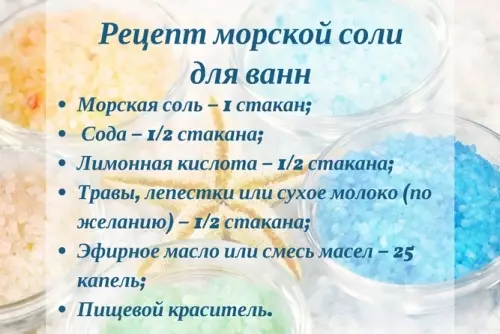 Основни рецепт соли за купке