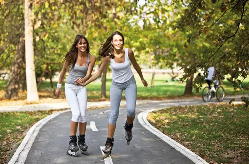 Roller skates help lose weight