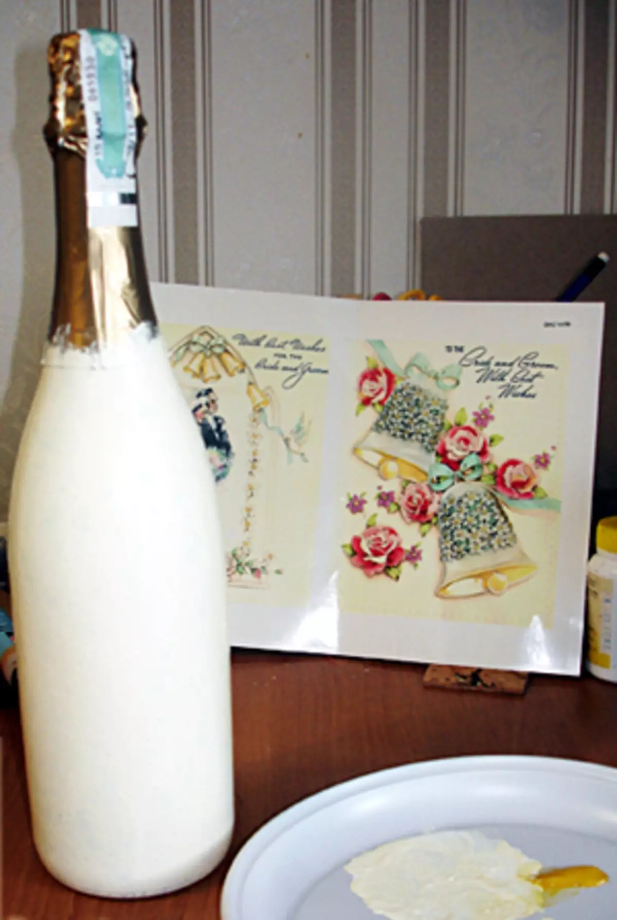 Decoupage Bottles per un matrimonio o un compleanno