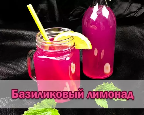 Recept 2. Basilic limonade