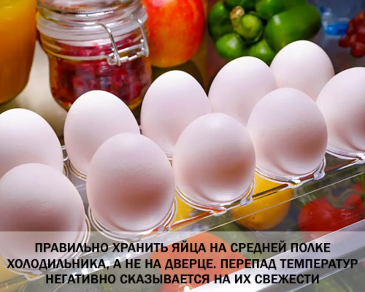 13 Lifehak: Di mana lebih baik menyimpan telur