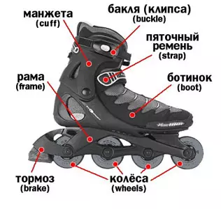 Unsur-unsur roller skate