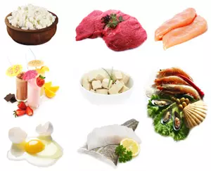 La vitamina dieta de proteïnes