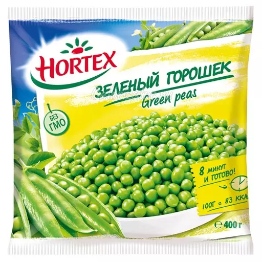 Vihreät herneet hortex