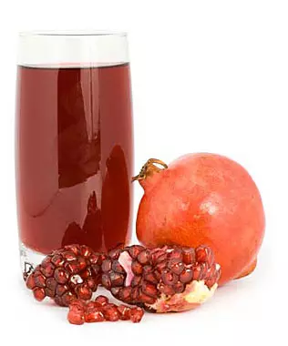 Pomegranate juice.