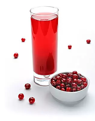 Cranberry juice.