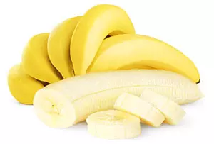 Entladen auf Bananen