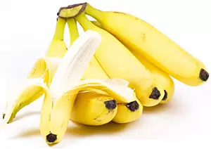 Entladen auf Bananen