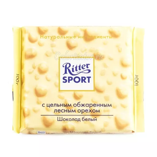 Шоколад Ritter Sport White с цялата гора Walnut