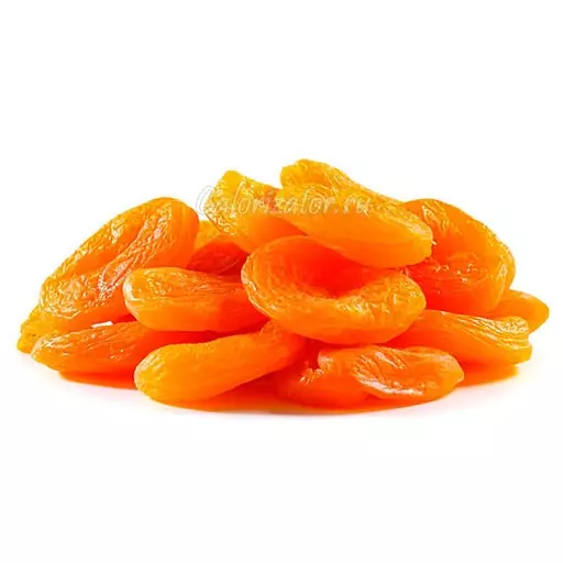 உலர்ந்த apricots.