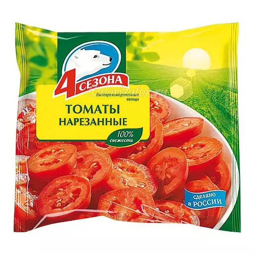 Tomatoj 4 sezonoj tranĉaĵoj