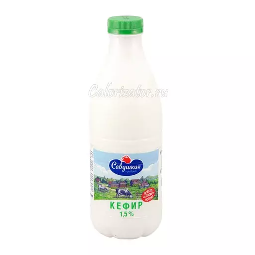 Kefir 1,5% - kalorie, korzystne właściwości, korzyści i szkody, opis