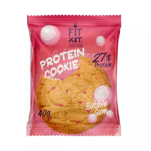 Fitkit Protein Cookie Bubble Gum (Babel Gam) - Calorie, Propriétés utiles, Avantages et dommages, Description
