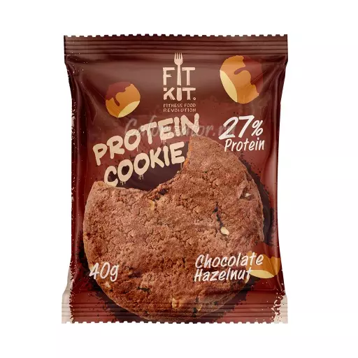 Fitkit protein cookie cookie coklat-hazelnut (coklat-hazel)