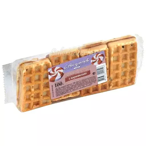 Wafers Viennese with caramel