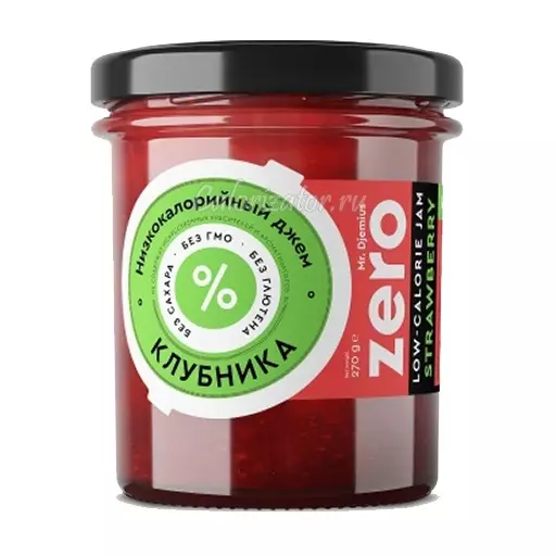 Jam zero ցածր կալորիականությամբ ելակ