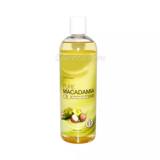 Macadamia Oil - kalori, vetitë e dobishme, përfitimet dhe dëmtimet, përshkrimi