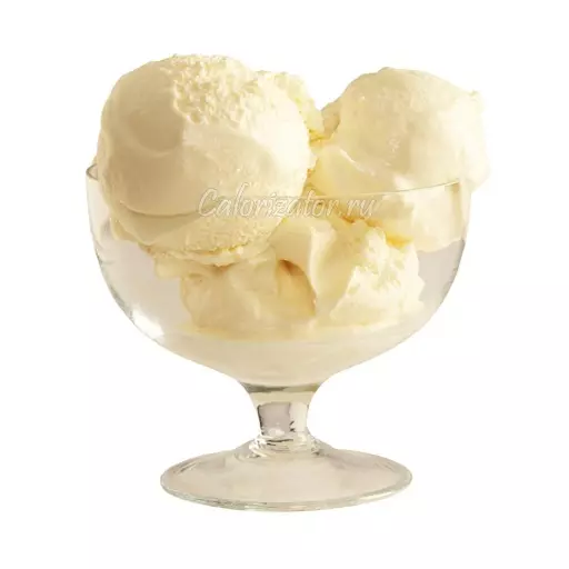 Helado lechero Crema-Brulee - Calorie, Propiedades Beneficiales, Beneficios y Daños, Descripción