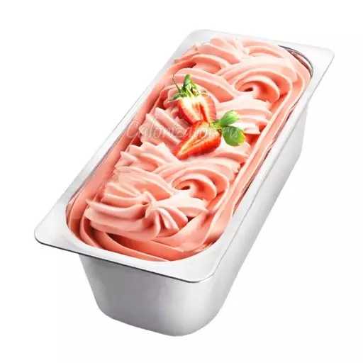 딸기 아이스크림 - 칼로리, 유익한 재산, 혜택 및 해로, 설명