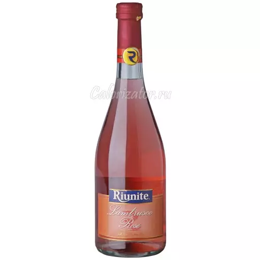 Rượu Ryunite Lambrusco Rose hồng Sparkling nửa ngọt