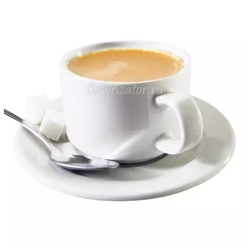 Caffè con latte condensato e zucchero