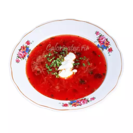 Summer Cold Borsch - calorie, kapaki-pakinabang na mga katangian, mga benepisyo at pinsala, paglalarawan