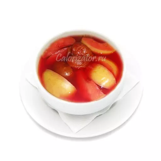 Apple Fruit Soup.