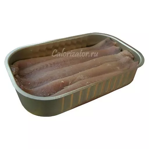 Canned anchovies