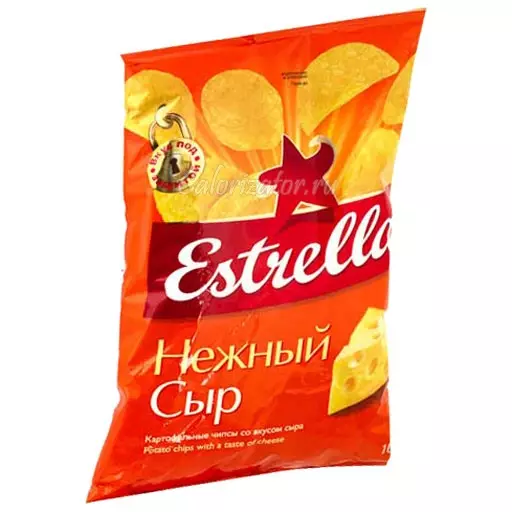 Estrella Chips Nazik Peynir - Kalori, Faydalı Özellikler, Faydalar ve Zarar, Açıklama