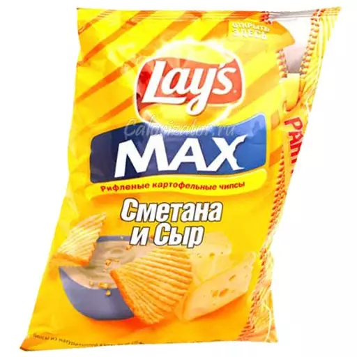 Lægger max chips creme creme og ost