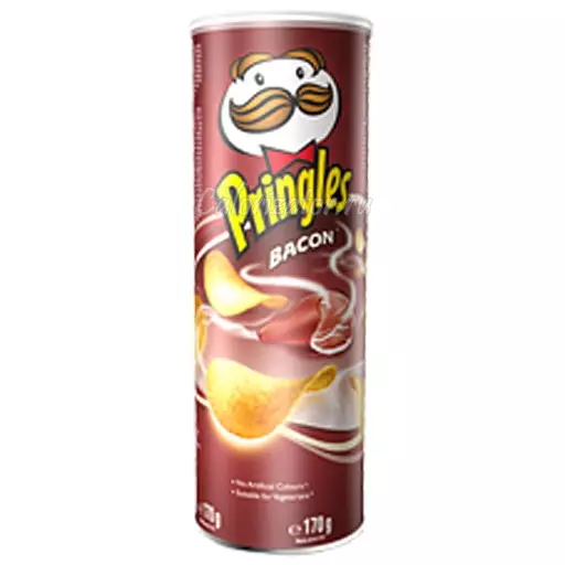 Chips Pringles შებოლილი ბეკონი